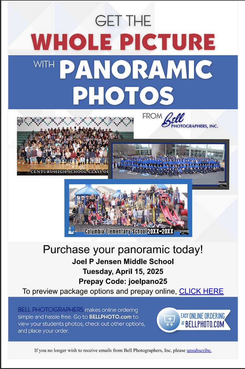 Joel P. Jensen Middle – Home of the Panthers